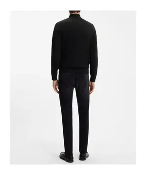 Hugo Boss Boss Virgin Wool And Cashmere Zip Neck Sweater