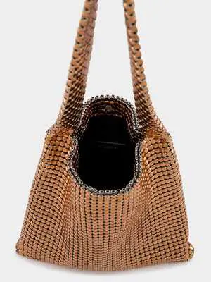 Rabanne Pixel Chainmail Tote Bag