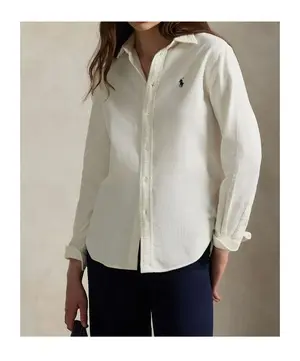 Polo Ralph Lauren Embroidered Logo Long Sleeve Shirt