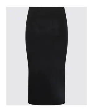 THOM KROM Ribbed Knit Skirt