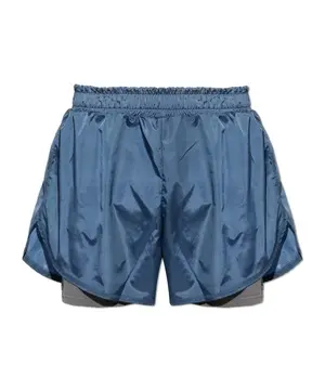 Moschino Elastic-waist Shorts - Blue