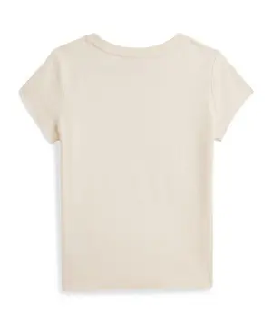 Polo Ralph Lauren Bear Dogwalking Print Crewneck T-shirt