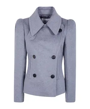 7 For All Mankind Widelapel Doublebreasted Jacket