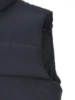 Herno Quilted Down Vest With High Neck