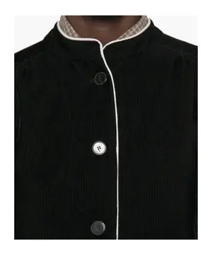 FORTE_FORTE Casual Jacket With Corduroy Piping