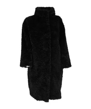 Herno Shearling-effect Textured Coat