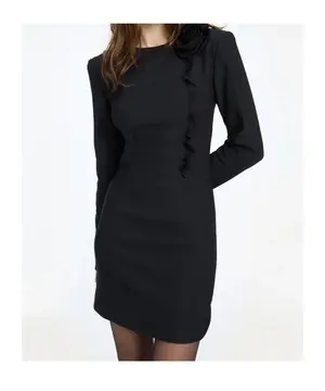 ROTATE BY BIRGER CHRISTENSEN Crêpe Mini Dress With Floral Detail