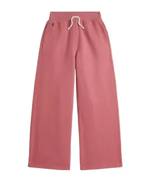 Polo Ralph Lauren Wide-leg Drawstring Sweatpants With Pony Embroidery