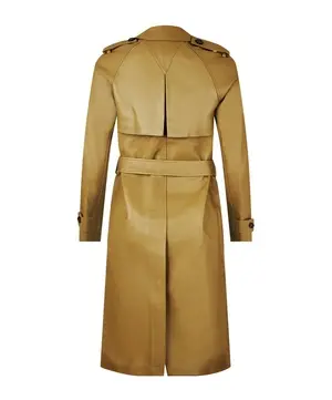 Bottega Veneta Doublebreasted Leather Trench Coat