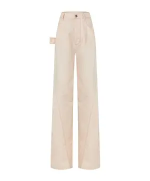 Bottega Veneta High-waisted Wide-leg Trousers