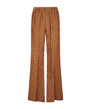 FORTE_FORTE Velvet Pleated Casual Trousers