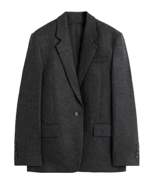 TOTEME Lapel Long-sleeved Suit Jacket - Black