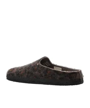 BIRKENSTOCK Amsterdam Wrapped Dip Slides Leopard Print