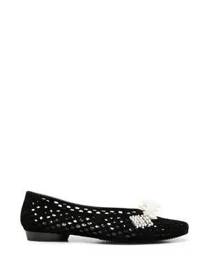 HEAVENLY JELLY Ballet Flats - Black