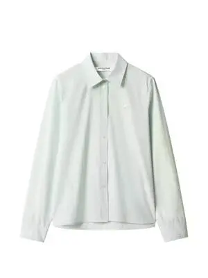 Maison Kitsuné Baby Fox Shrunken Logo-embroidered Shirt - Green