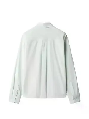 Maison Kitsuné Baby Fox Shrunken Logo-embroidered Shirt