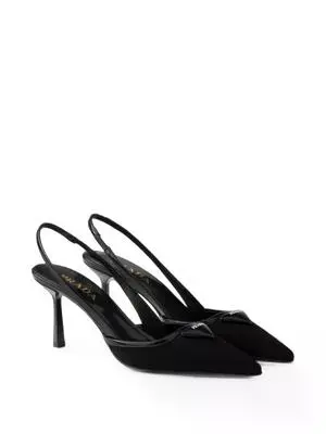 Prada Fabric Slingback Pumps