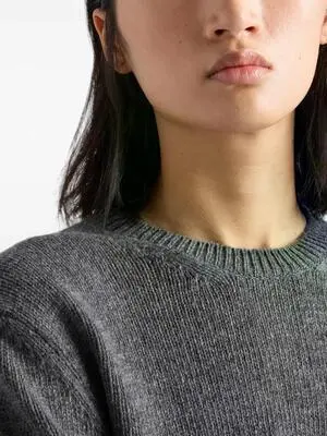 Prada Wool And Cashmere Crew-neck Sweater