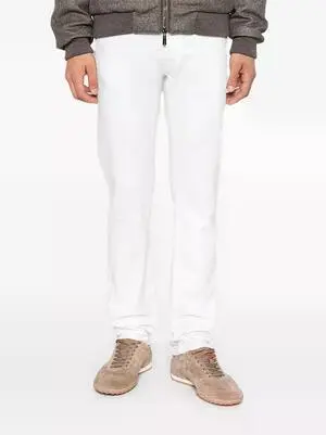 Jacob Cohen Logo-patch Straight-leg Jeans