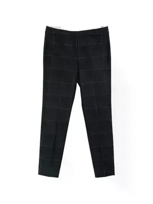Marella Check-pattern Slim-fit Trousers