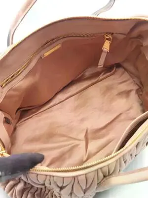 Miu Miu Matelassé Tote Bag