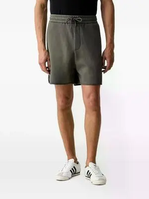 Armani Exchange Side-stripe Logo Patch Shorts - Grey