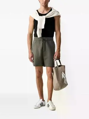Armani Exchange Side-stripe Logo Patch Shorts