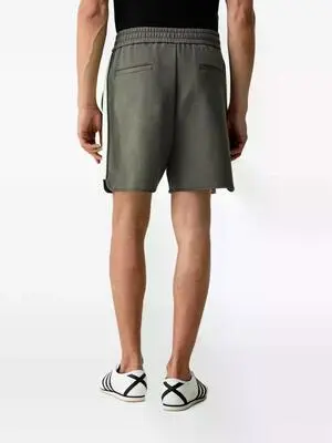 Armani Exchange Side-stripe Logo Patch Shorts