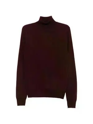 THE FRANKIE SHOP Eve Turtleneck Long-sleeve Sweater - Red