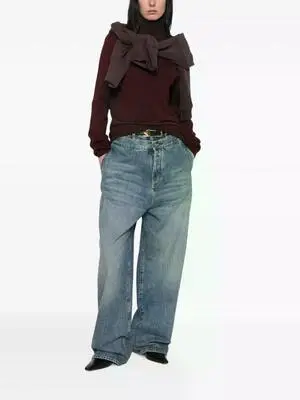 THE FRANKIE SHOP Eve Turtleneck Long-sleeve Sweater - Red