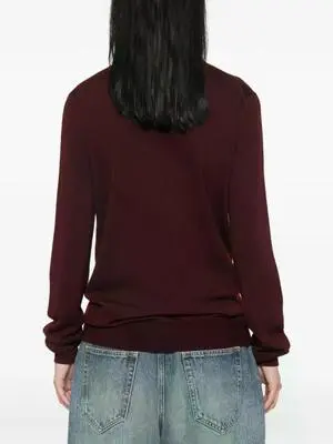 THE FRANKIE SHOP Eve Turtleneck Long-sleeve Sweater - Red
