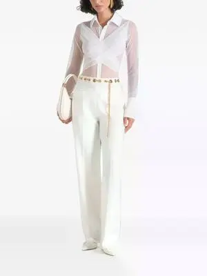 Manière De Voir Sheer Crossover Bodysuit