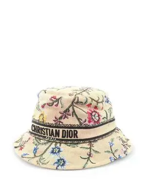 DIOR DIOR D-Bobby Floral Embroidered Bucket Hat