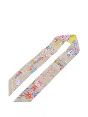 Hermès 2010s Brides De Gala En Fleurs Scarf - Neutrals