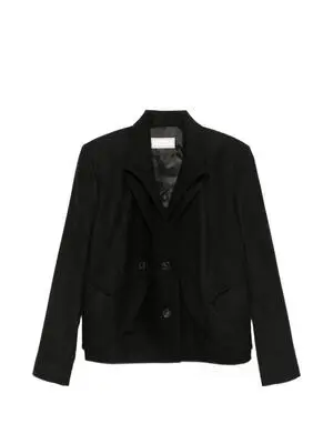 LITKOVSKA Double-breasted Layered-detail Coat