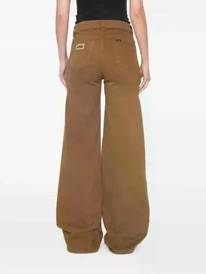 LOIS Logo-patch Wide-leg Jeans