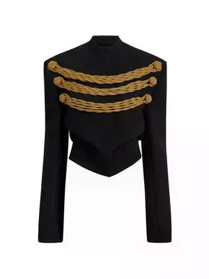 Khaite York Jacket With Cord Embroidery