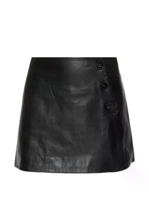 IRO PARIS Rebelle Leather Mini Skirt