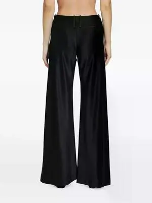 YEHUAFAN Satin Wide-leg Trousers