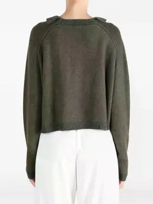 Y’s Layered-detail Raglan-sleeve Cardigan