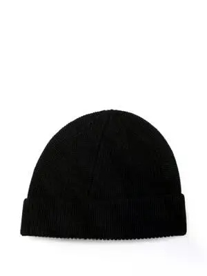 Tagliatore Grouse Logo-embroidered Ribbed Beanie Hat