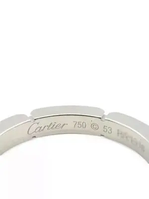 Cartier 18k White Gold Diamond Ring - Silver