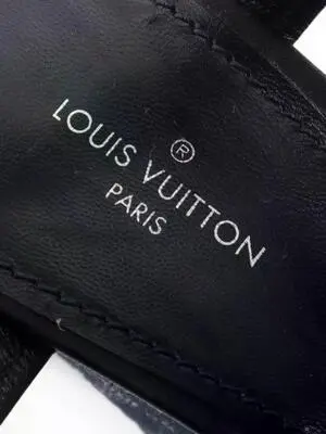 LOUIS VUITTON 2017 Monogram Wedge Sandals