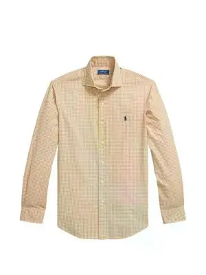 Polo Ralph Lauren Custom-fit Checked Poplin Shirt - Neutrals