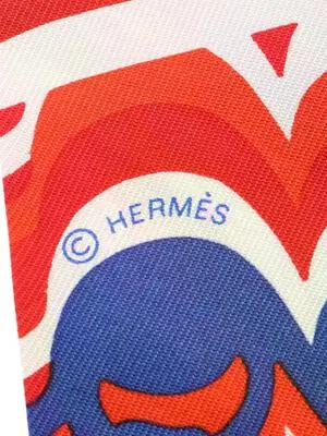 Hermès 2010s Brides De Gala Twilly Scarf