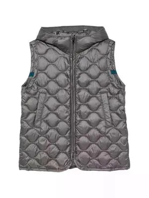 LUISA CERANO Quilted Hooded Gilet
