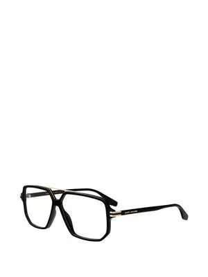 Marc Jacobs Browline Geometric-frame Glasses - Black