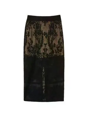 TWINSET Jacquard-knit Midi Skirt
