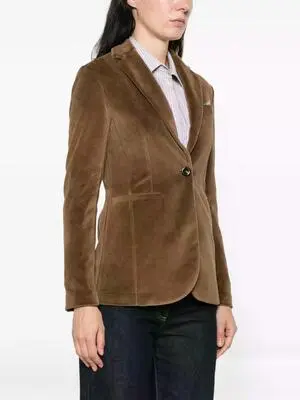 CIRCOLO 1901 Velvet-effect Single-breasted Blazer
