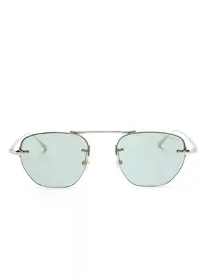 Montblanc Geometric-frame Sunglasses - Gold
